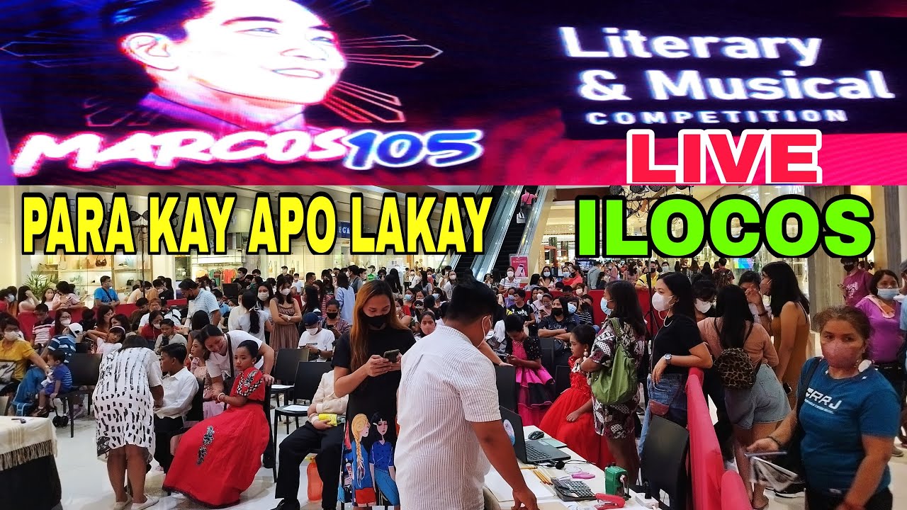 LIVE LITERARY AND MUSICAL COMPITITION MARCOS 105 - YouTube