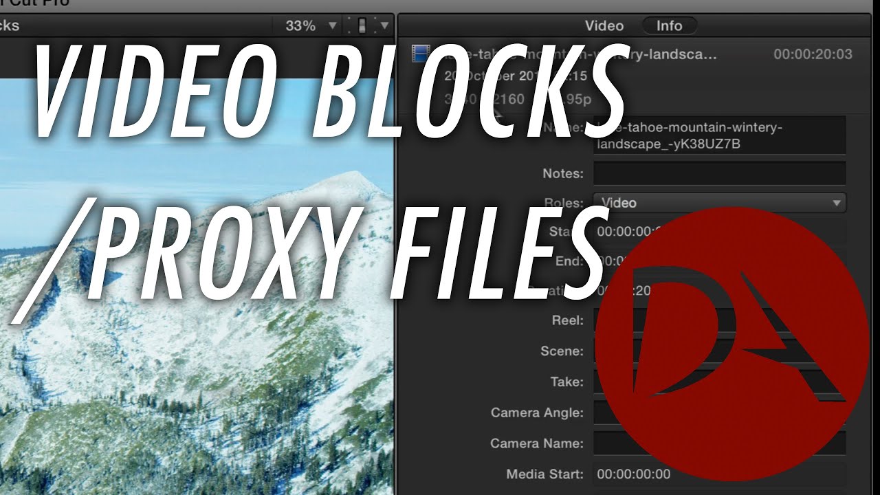 Working with Proxy Files in #FCPX (with VideoBlocks) - YouTube