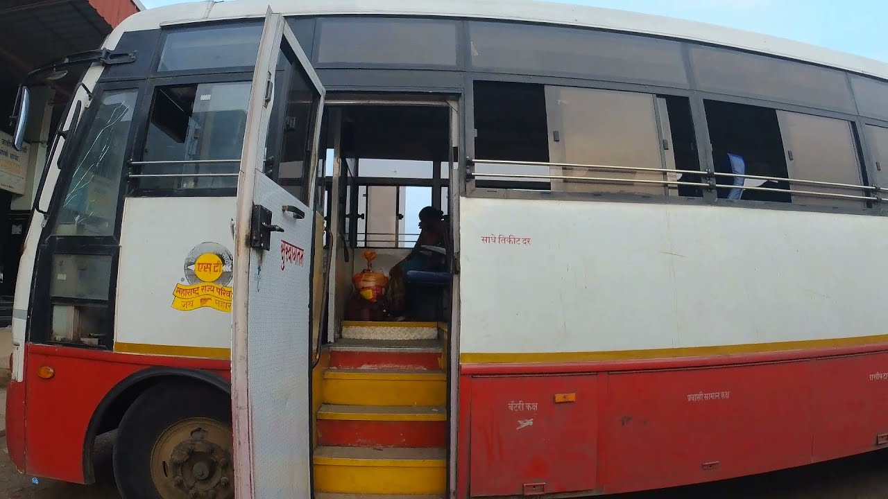 MSRTC BUS Arvi to Amravati Full bus Journey in MS BODY - YouTube