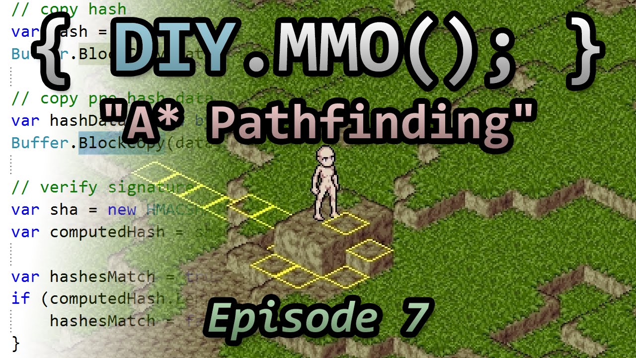 DIY MMO 7: "A* Pathfinding" (Guide to making an MMO) - YouTube