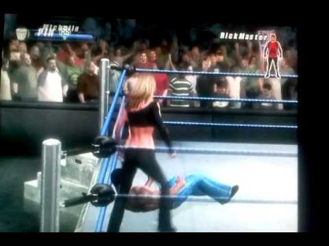 SvR 2008 GamePlay Michelle McCool vs. RickMaster5000 - YouTube