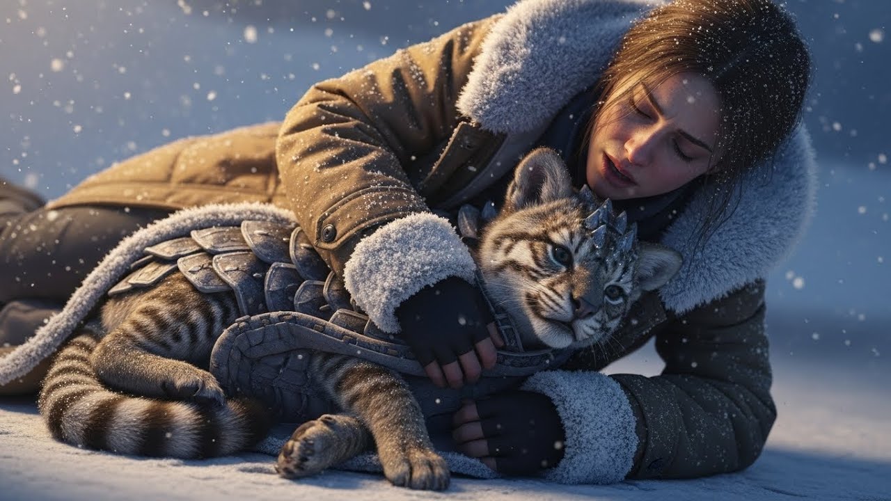 She Collapsed From Cold—Still Cradling the Beast Cub Wrapped Inside Her ...