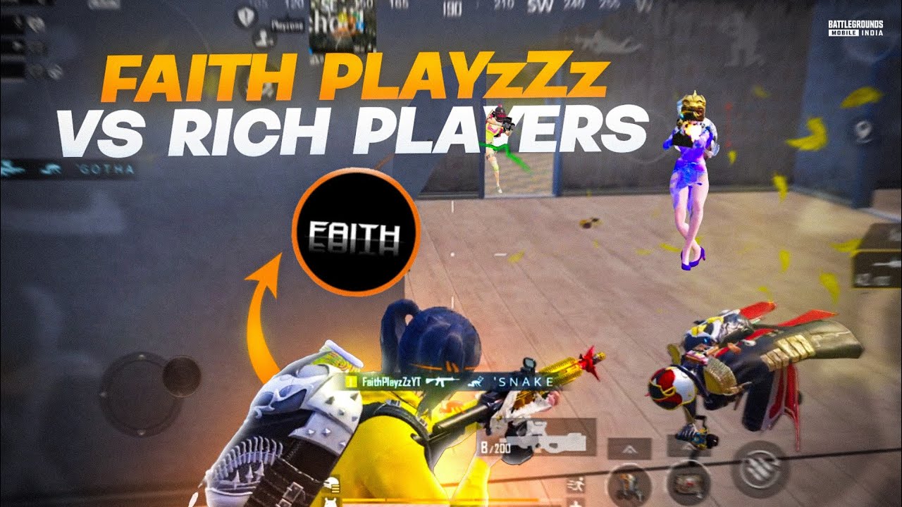 🥵I Finished All Rich Players | Faith Vs Rich Players | wait for ...