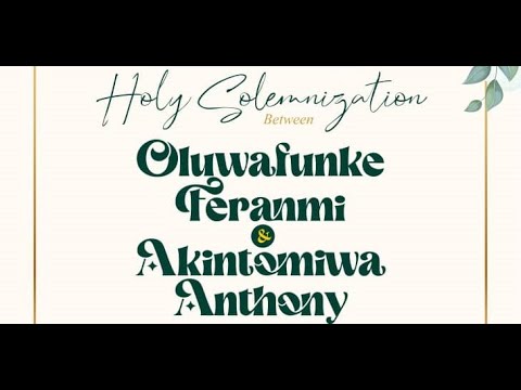 Oluwafunke & Akintomiwa || 28.09.2024 - YouTube