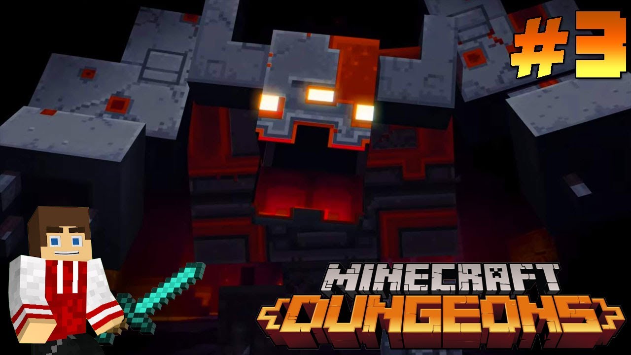 Redstone Golem Boss Battle - Minecraft Dungeons Ep. 3 - YouTube