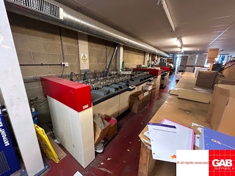 setmaster paper collator with twenty stations for sale Gab Supplies Ltd 2004 - YouTube