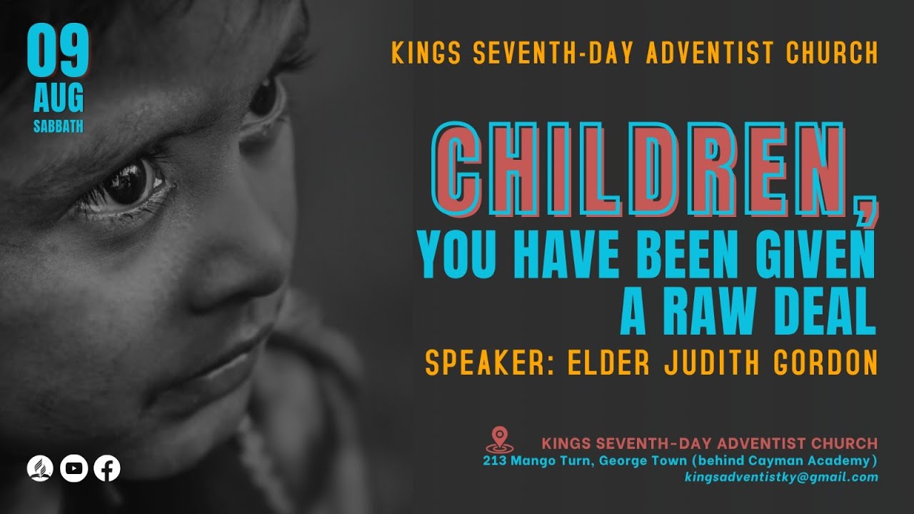 Sabbath Service || Speaker: Sis Judith Gordon || August 9, 2025 - YouTube