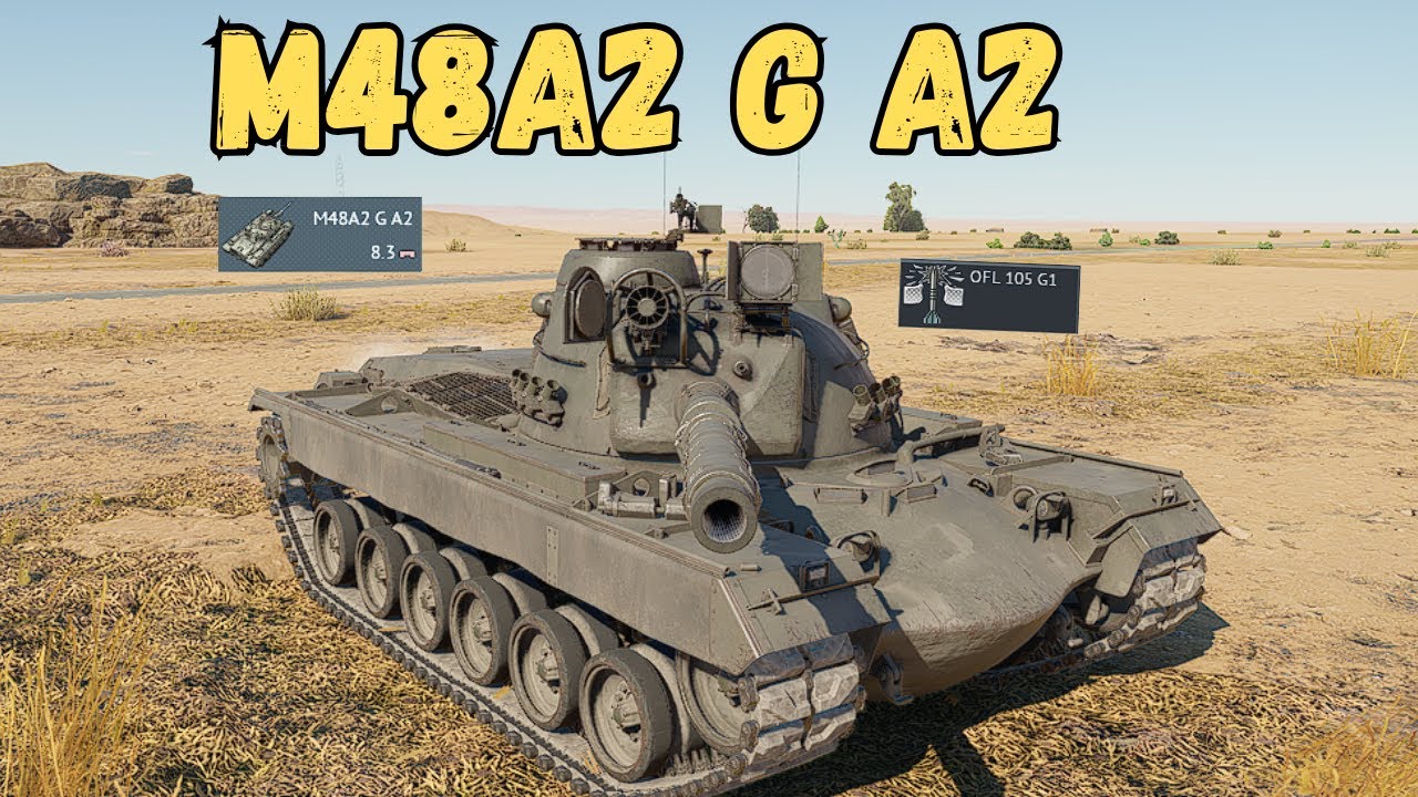 O M48A2 G A2 é um tanque robusto, e eficiente, capaz de operar em ...