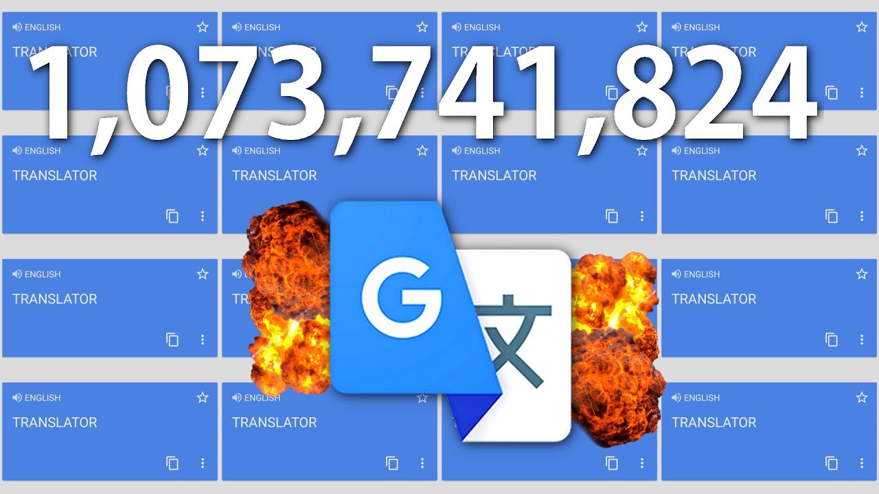 TRANSLATOR - 1,073,741,824 times | 4k - YouTube