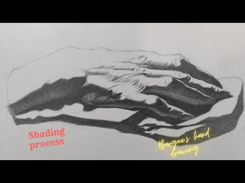 Bargue's hand drawing | shading process - YouTube
