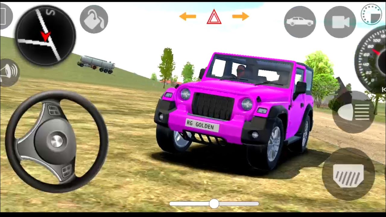 DOLLAR SONG INDIAN CARS 🔥MODIFIED DRIVING 3D THAR 😈INDIAN CARS 💥 ...