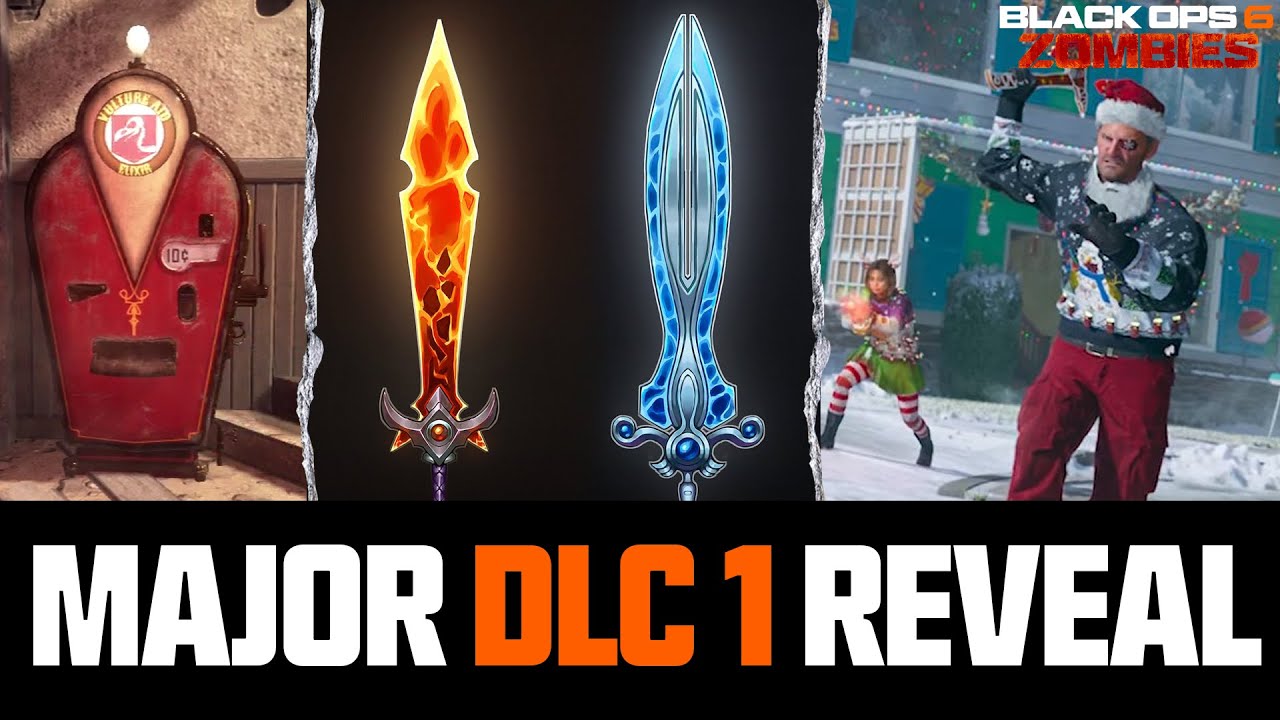 MAJOR ZOMBIES REVEAL! Vulture Aid DLC 1 Perk, Elemental Sword Wonder ...