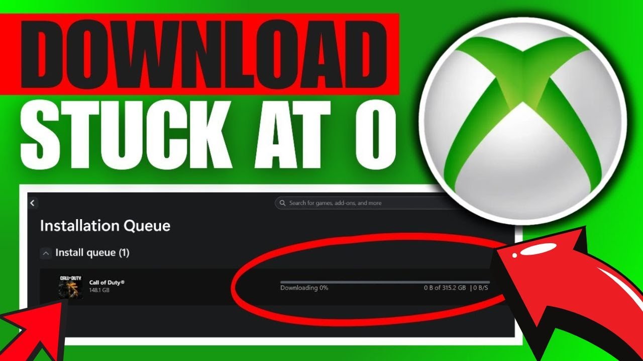 How To Fix Xbox Download Stuck At 0% on Windows - YouTube