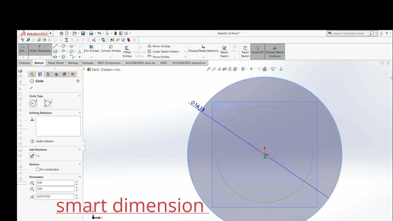 solidworks toolbox lofted boss/base command use - YouTube