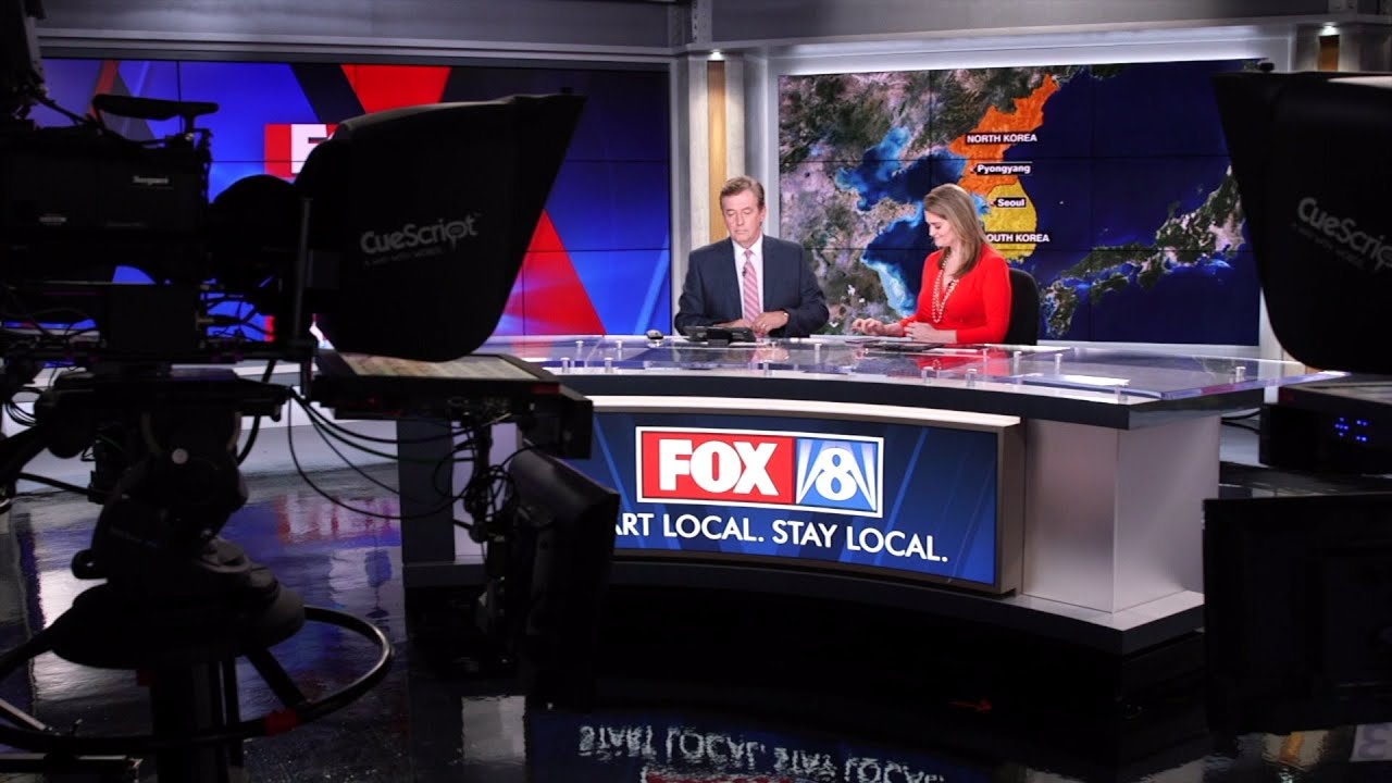 Free Lance Staging gave FOX8 a whole new look with a set made in North ...