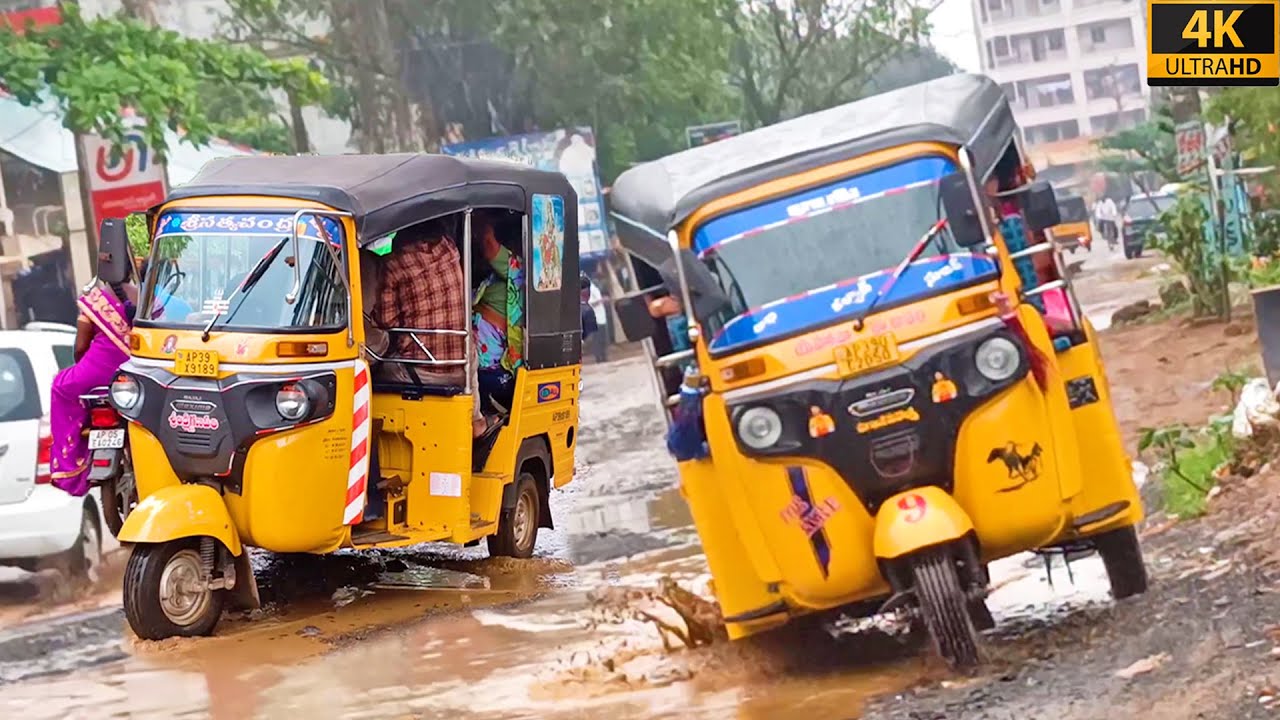 Auto video | Autorickshaw Off Road Driving | PIAGGIO APE, Bajaj RE ...
