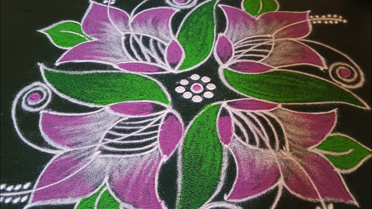 simple and easy Friday rangoli designs/Gitaahala muggulu small ...