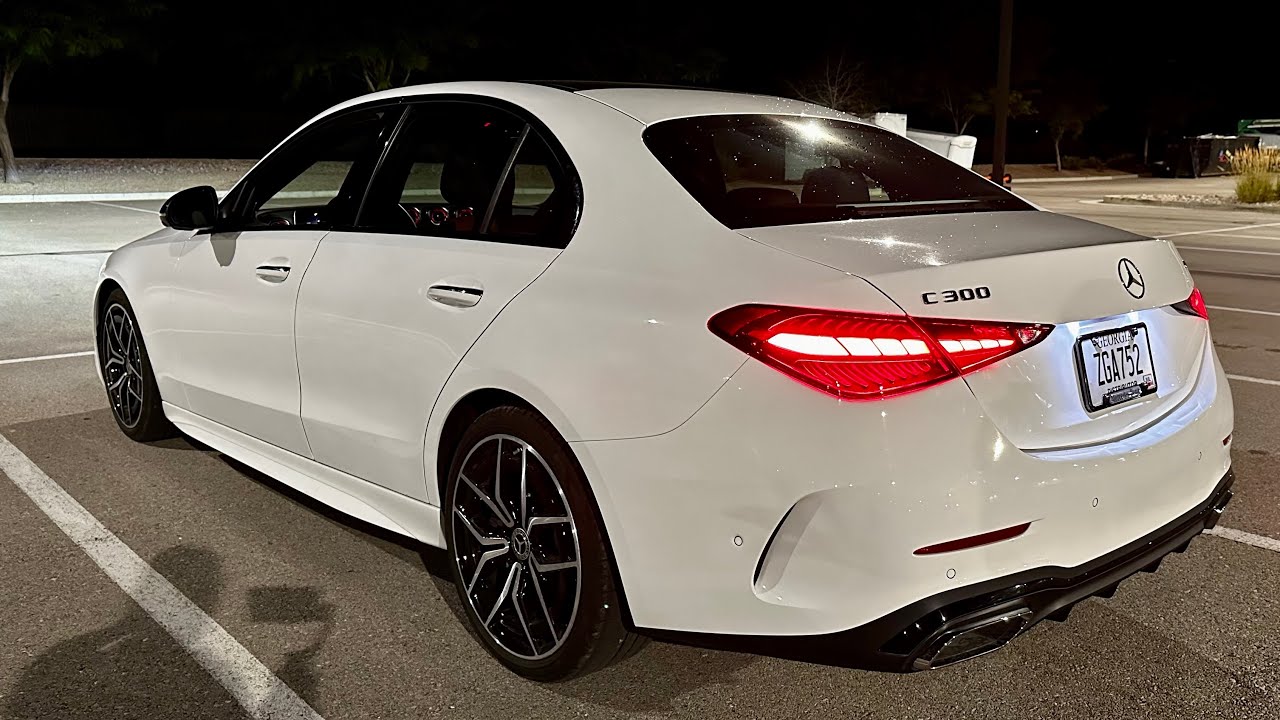 New 2023 Mercedes C-Class Night Drive REVIEW - YouTube