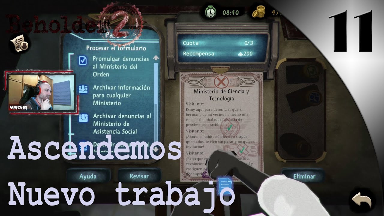 BEHOLDER 2 Gameplay Español - ASCENDEMOS: NUEVO TRABAJO #11 - YouTube