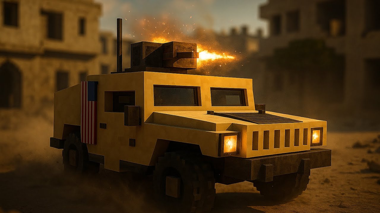 Minecraft Tutorial - Wie baut man einen HUMVEE | Minecraft Tutorial ...