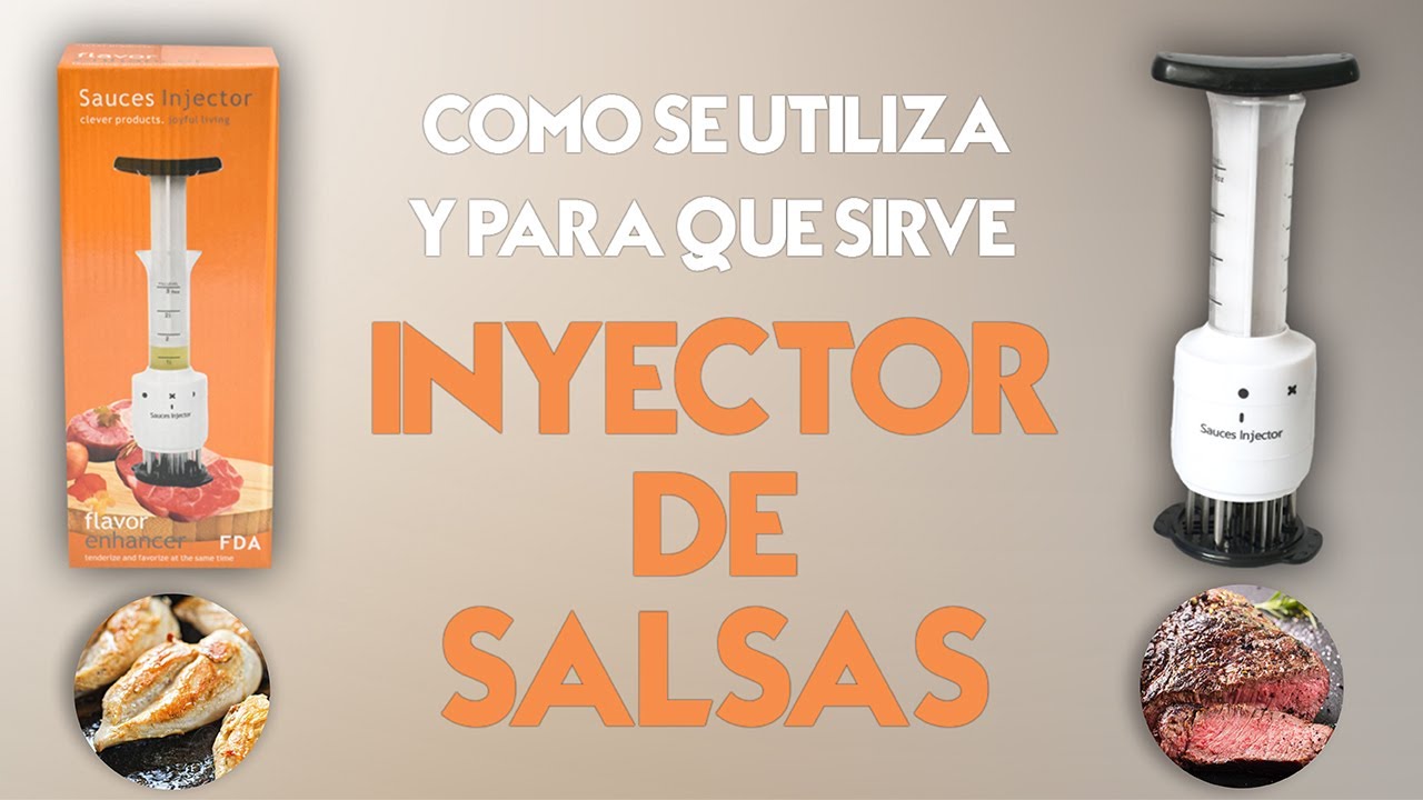 Inyector de Salsas o Adobador de Carnes - Tutorial - YouTube