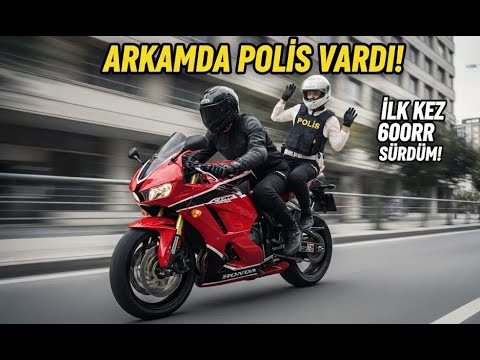 HONDA CBR 600RR MOTOVLOG ARTÇI POLİS!!😱