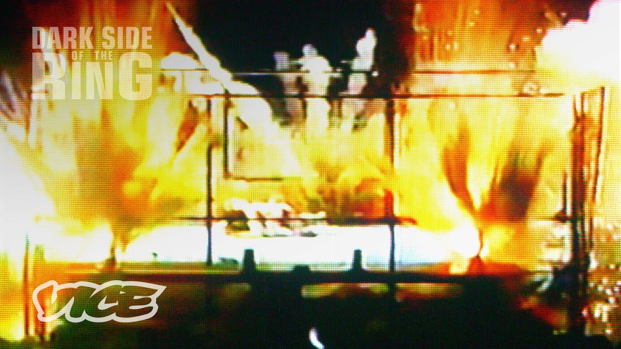 The Exploding-Ring Barbed Wire Deathmatch | DARK SIDE OF THE RING - YouTube