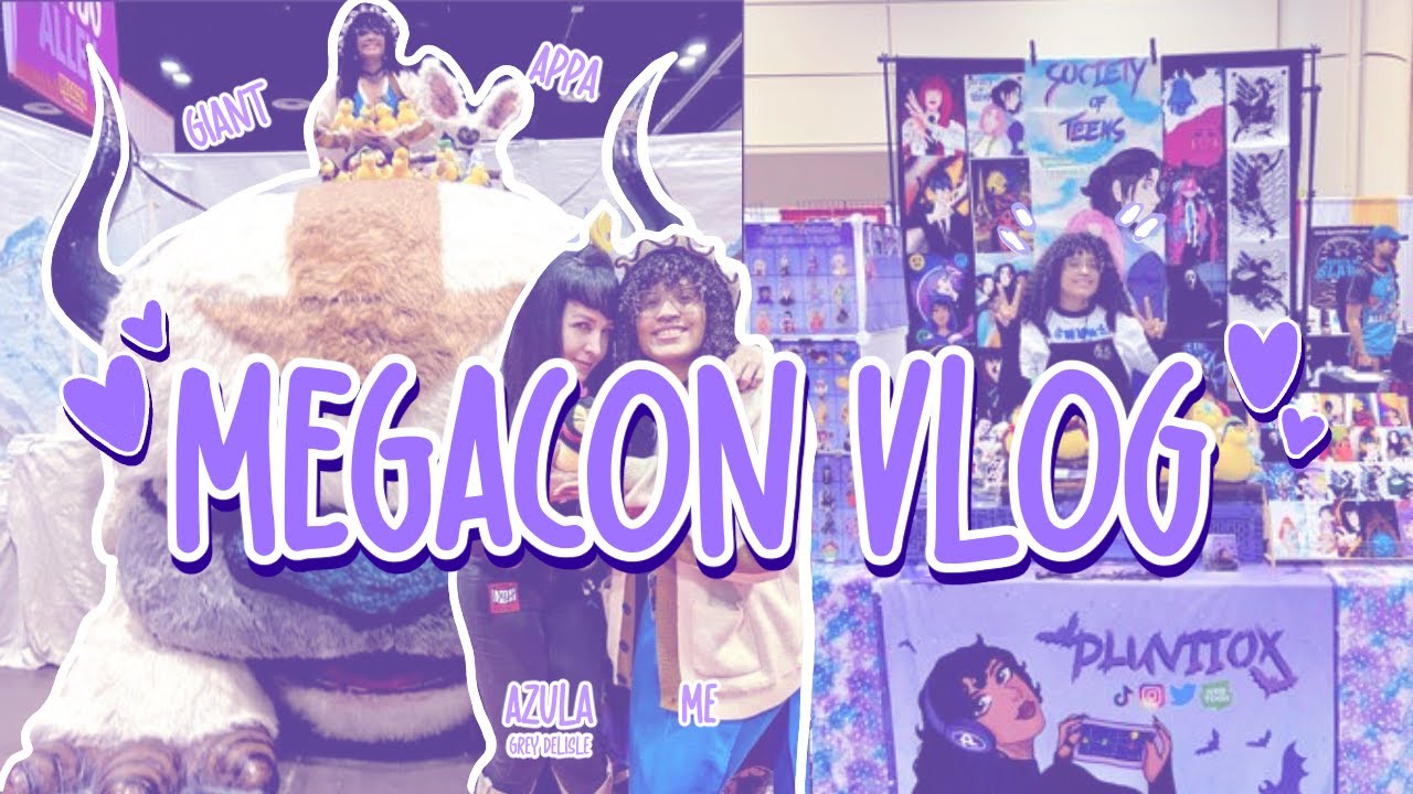 Megacon 2024 Artist Alley Vlog! First Convention of the year! - YouTube