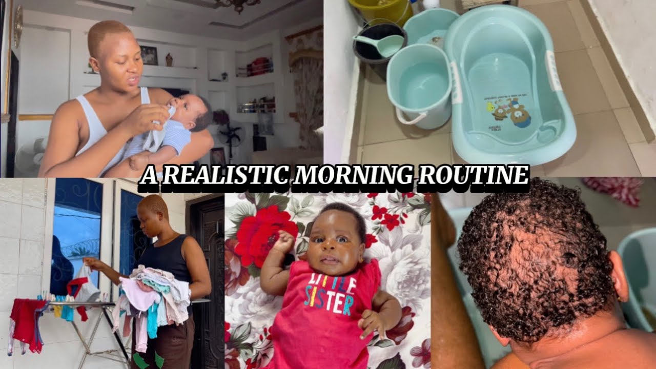 A REALISTIC MORNING ROUTINE WITH MY NEWBORN BABY + HOW I TAKE CARE OF ...