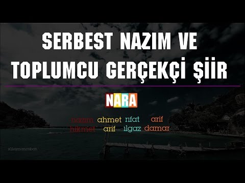 1 Dakikada SERBEST NAZIM VE TOPLUMCU GERÇEKÇİ ŞİİR (şifreleme yöntemi)