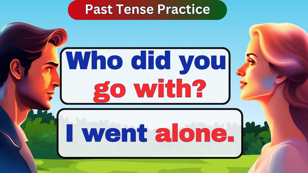 English Speaking Practice | Simple Past Tense | English Conversation ...