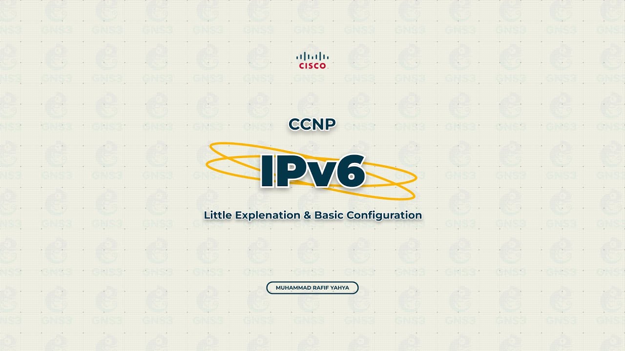 IPv6 Explanation & Basic Configuration - YouTube