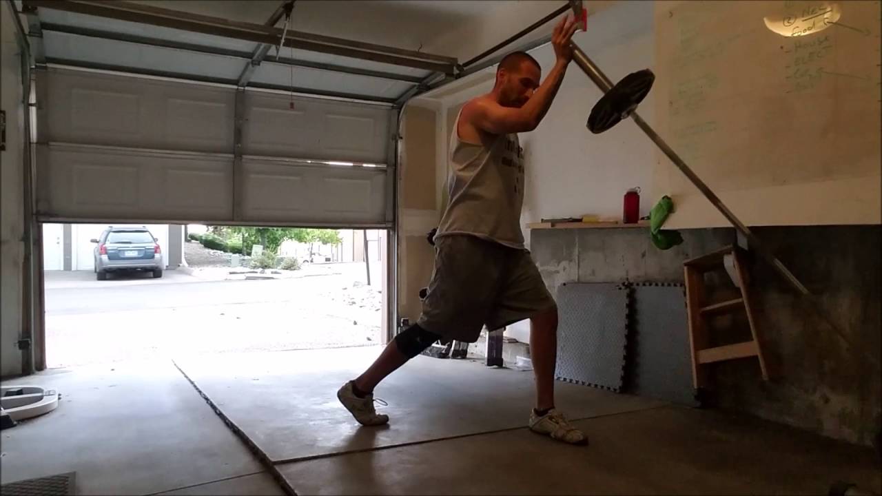 Landmine Lunge rotation row press - YouTube