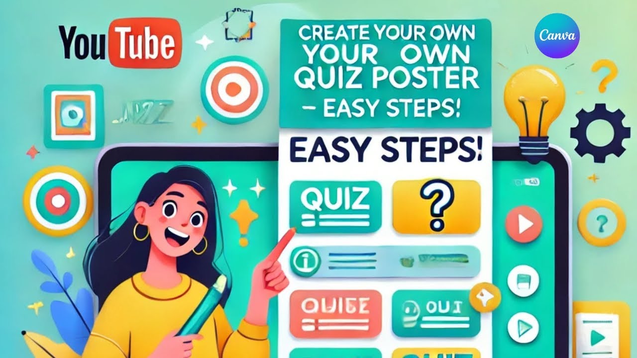 How to Create an Eye-Catching Quiz Poster in Canva | Step-by-Step Guide ...