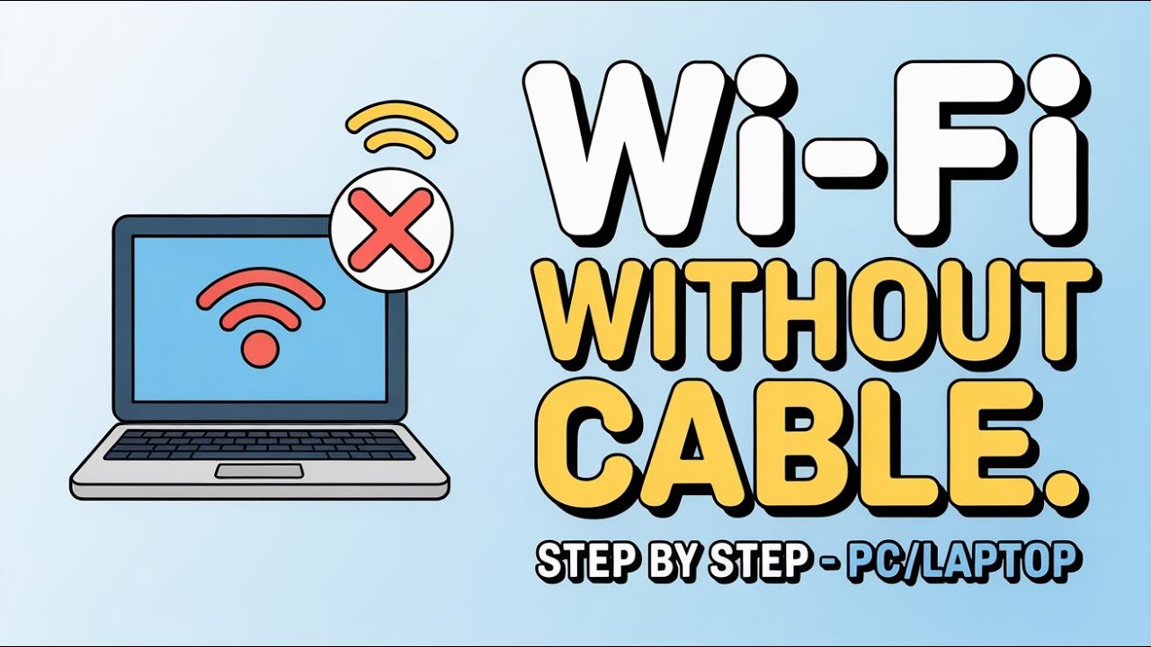 How To Connect Computer To Wi Fi Without Cable (Step By Step) - YouTube