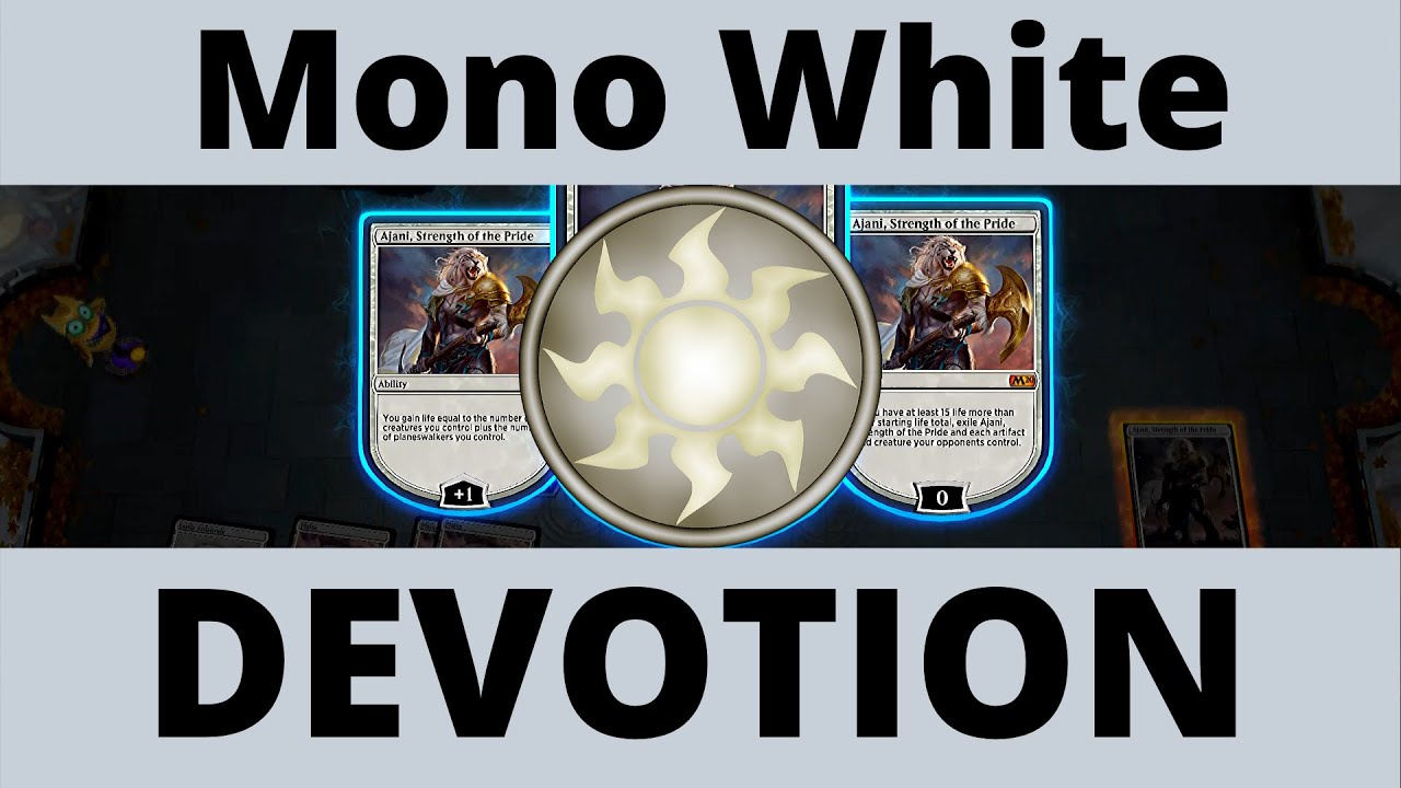 Magic The Gathering Arena Mono White Devotion - YouTube