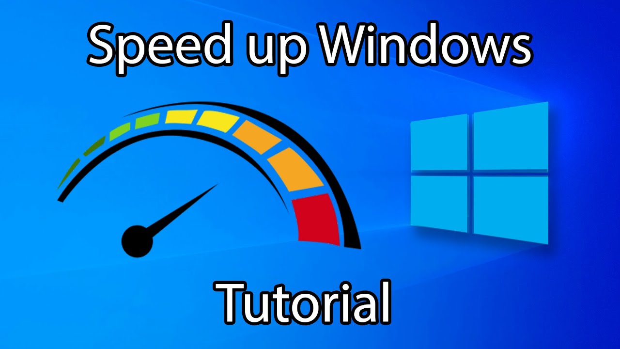How to Speed Up Windows 10 - 2020 Tutorial / Guide - YouTube