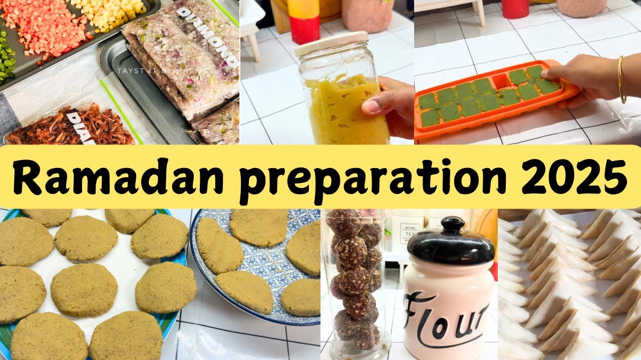 Ramadan Preparation 2025 Pre Ramadan food preparation Idea Make ...