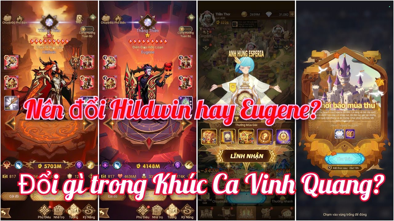 Afk Arena | Nên đổi Hildwin hay Eugene trong shop Bang? Sự kiện Khúc Ca ...