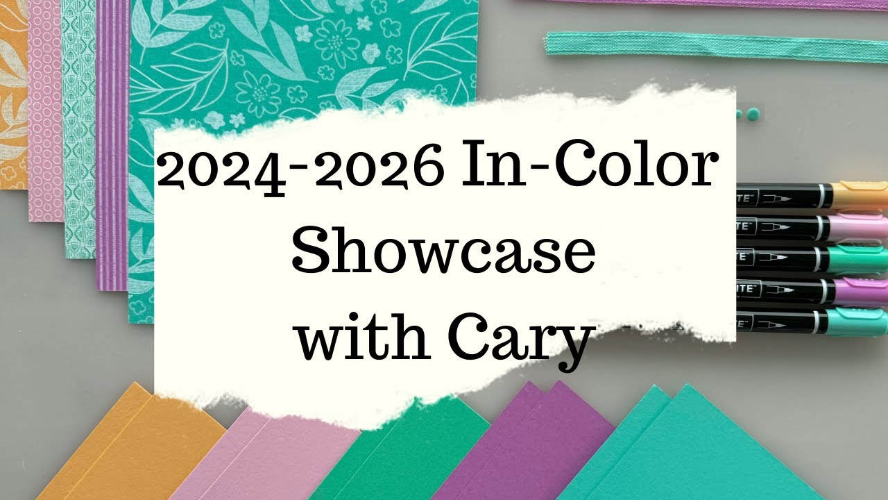 2024-2026 In-Color quick and easy cards - YouTube