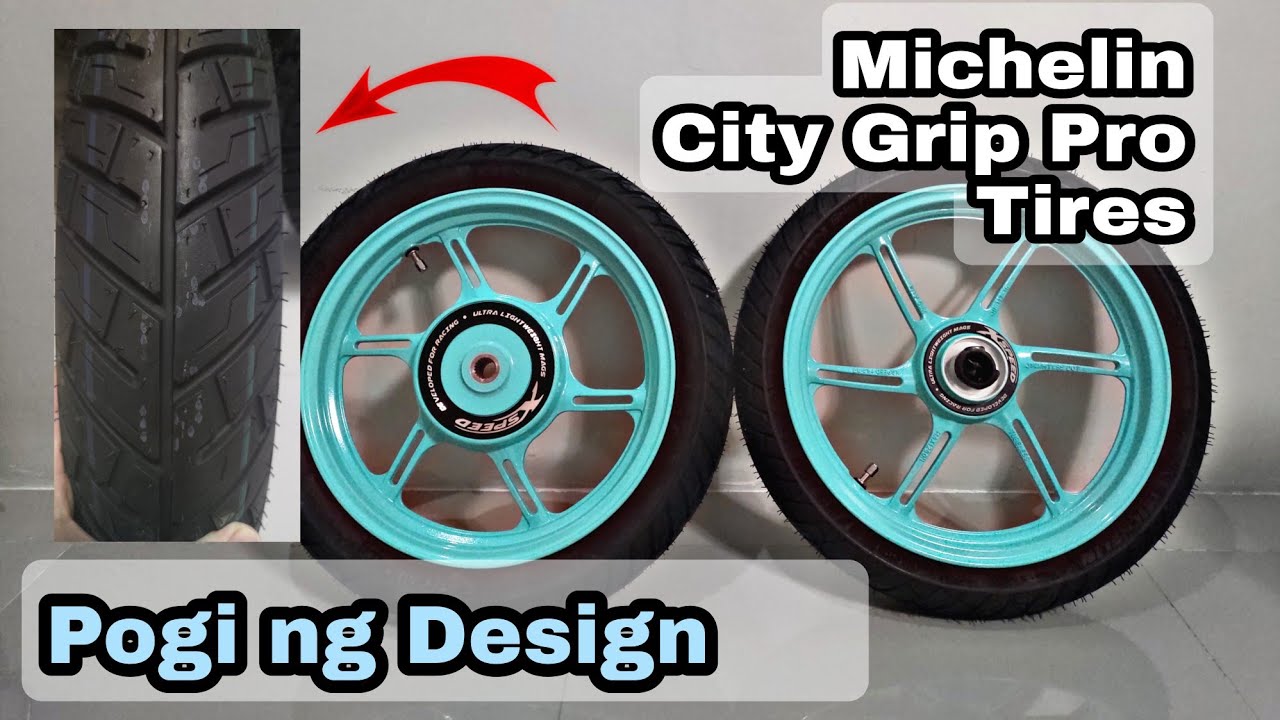 Michelin City Grip Pro Tires for Mio I 125, Tubeless ready. Installed ...