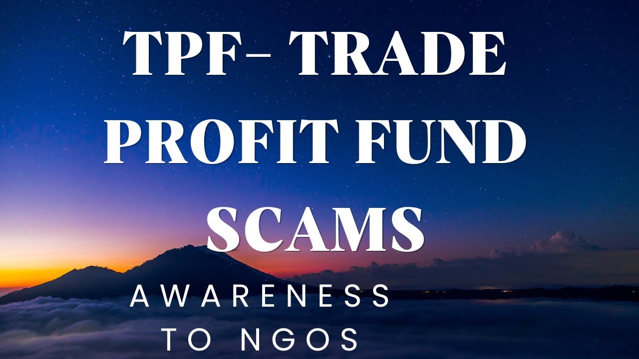 TPF Scam Frauds awareness for NGOs - YouTube