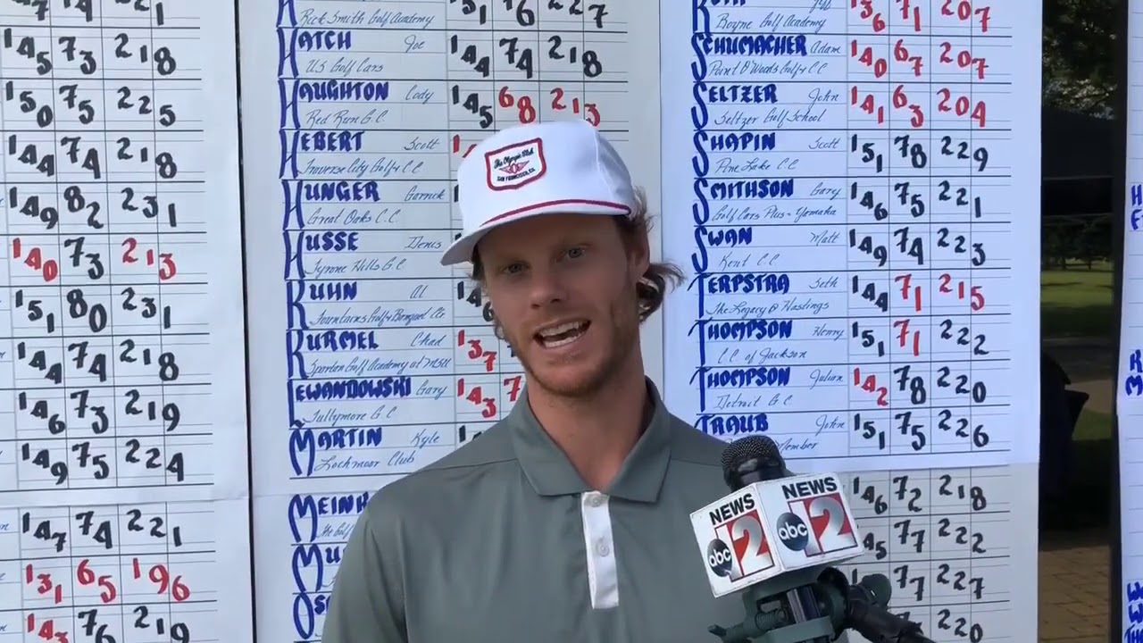 Ben Cook shoots record 20-under-par to win Michigan PGA - YouTube