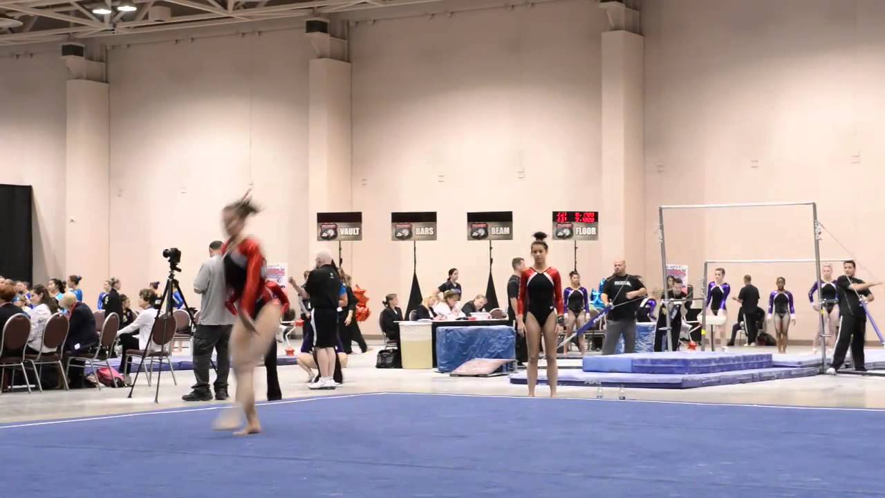 Baely Rowe - Floor - 2013 J.O. Nationals SRC AA Champion - YouTube