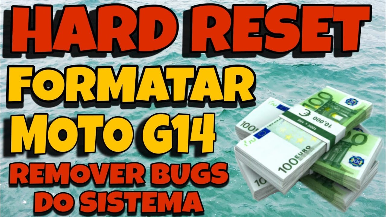 hard reset moto G14 desbloquear formatar remover bugs do sistema - YouTube