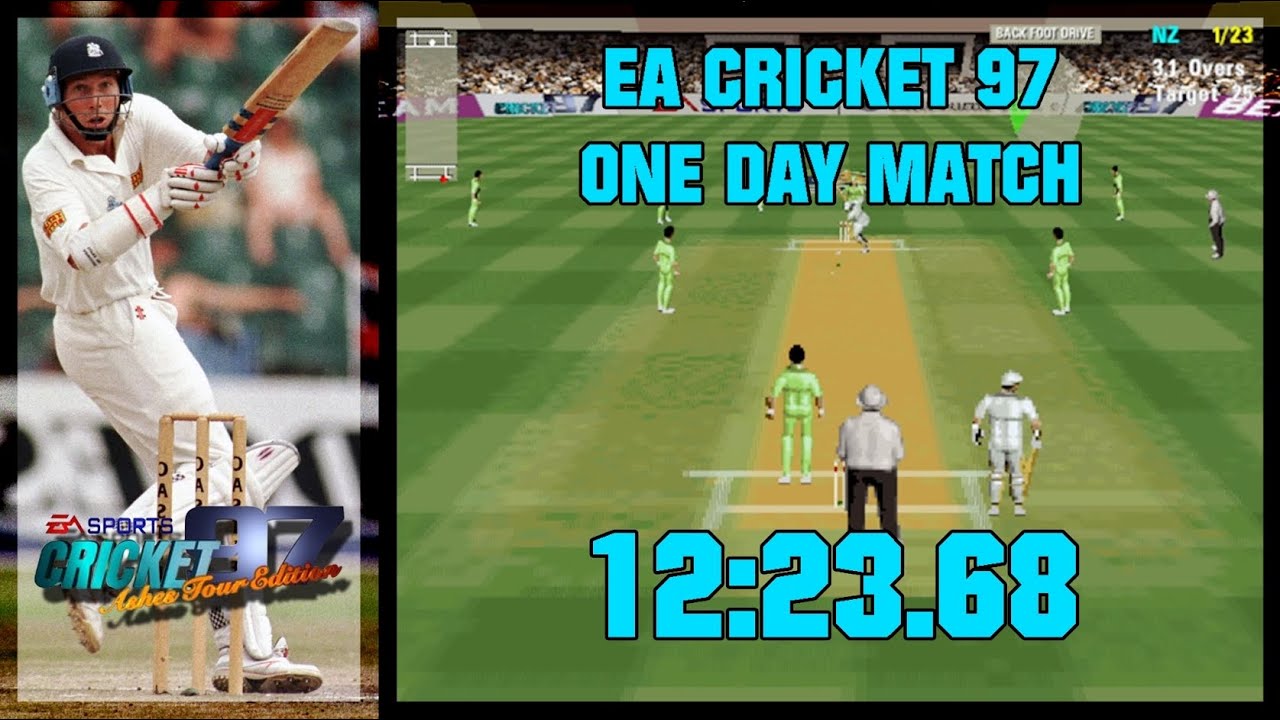 EA Cricket 97: One Day Match Speedrun In 12:23.68 (PC) - YouTube