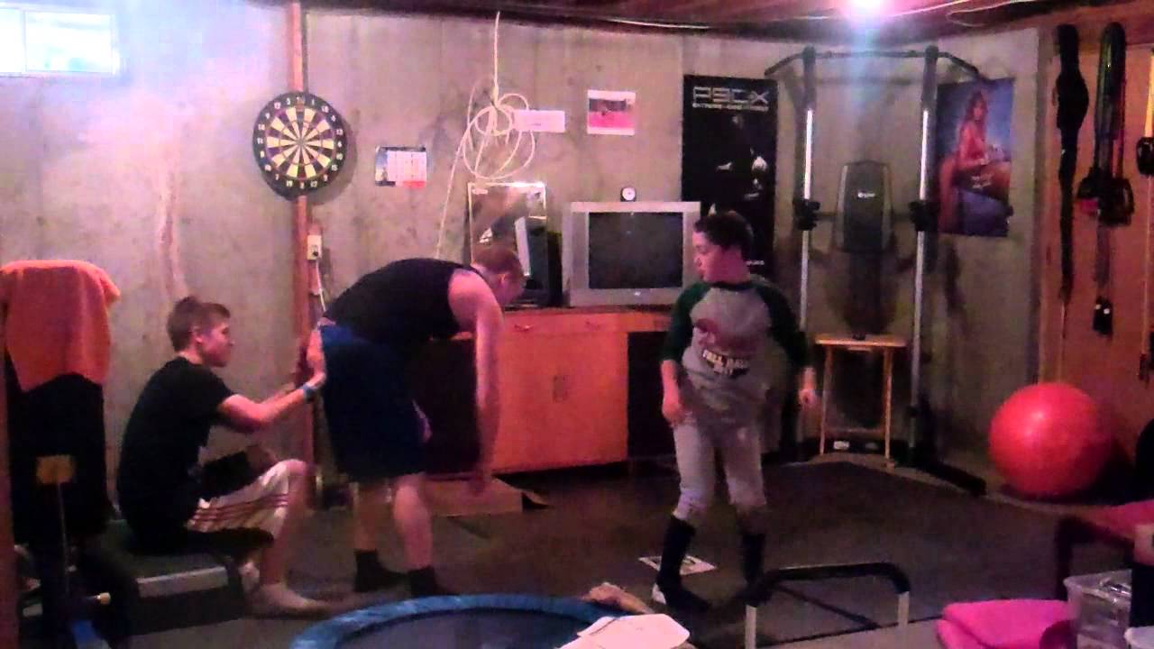 Backyard/Basement Wrestling (EBW) Nick Masuch vs. Bobby - YouTube