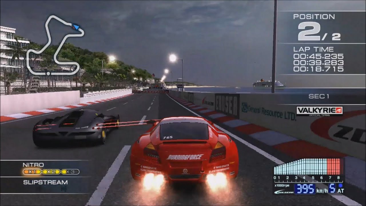 Ridge Racer 7 Extreme Battle Duel - Crinale with Bayonet [Control view ...