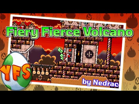 Yoshi's Fabrication Station: Fiery Fierce Volcano by Nedrac - YouTube
