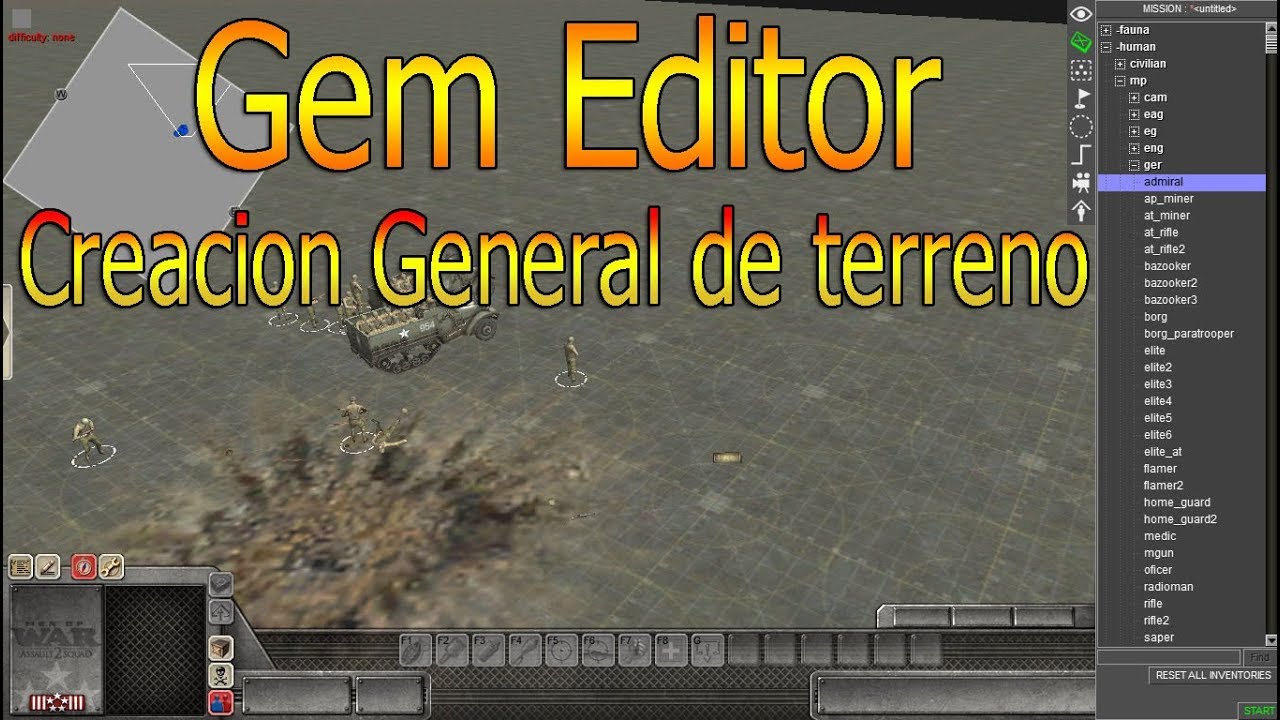 Men of war: Assault squad 2 - gem Editor tutorial en español | Creacion ...